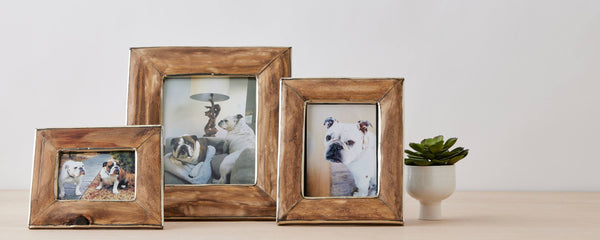 pine and silver picture frames at homenature stores